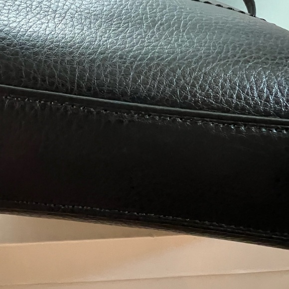 Coach | Bags | Coach Derby Crossbody Flower Bag In Black Pebble Leather Suede Interior F5866 ...